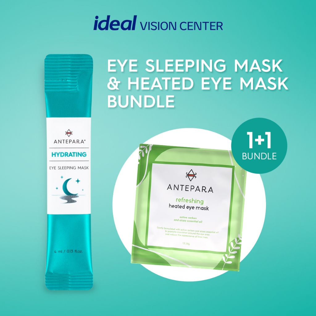 Hydrating Eye Sleeping Mask & Heated Eye Mask Bundle | Shopee Philippines