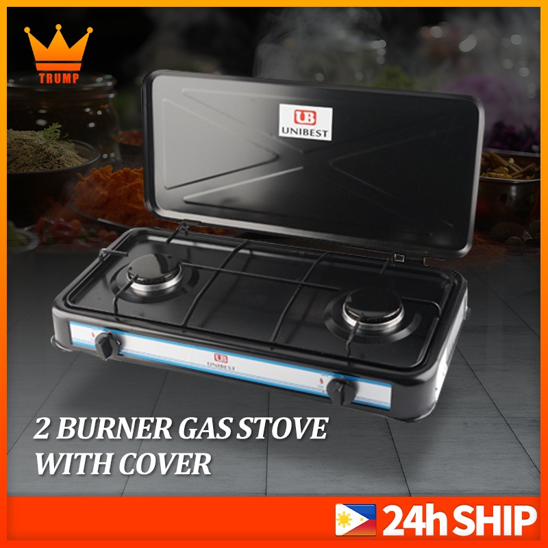 Double Burner Gas Stove Heavy Duty Desktop Portable Butane Gas Stove ...
