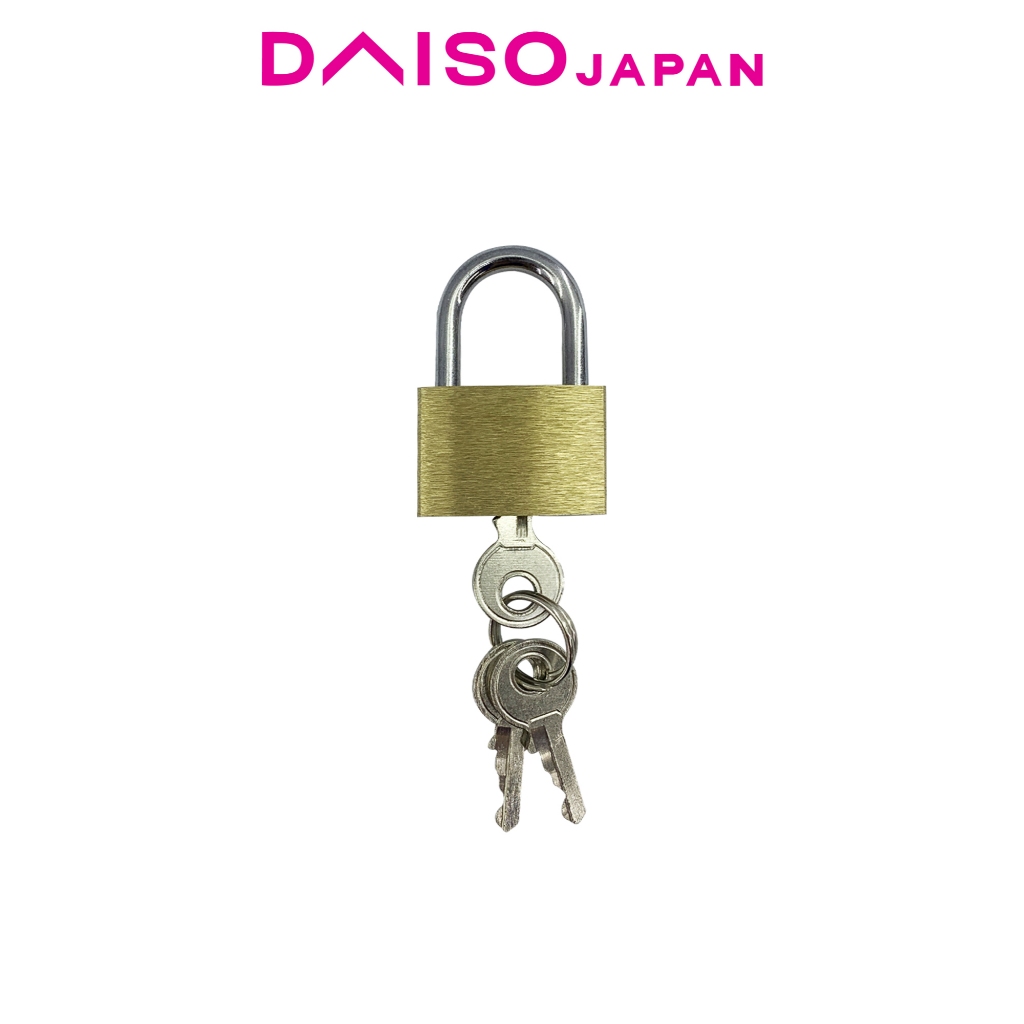 Daiso Standard-Type Padlock (2.5cm) | Shopee Philippines