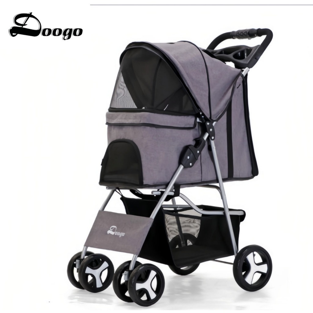 Doogo lightweight pet folding pet stroller station wagon, suitable for ...