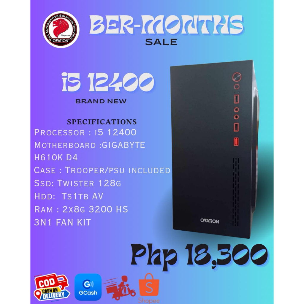 i5 12400 SYSTEM UNIT | Shopee Philippines