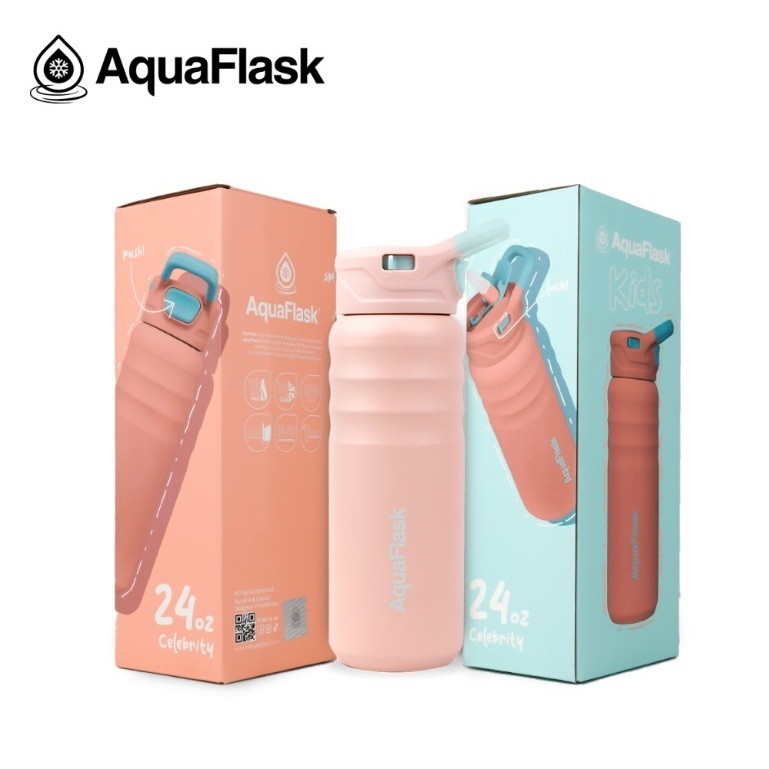 Aqua Flask Kids V2 Water Bottle Stainless Steel (24oz) | Shopee Philippines