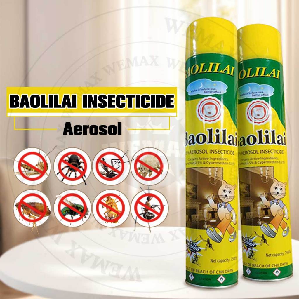Baolilai Insecticide Spray Aerosol Insect Spray Mosquito Killer 750ml ...