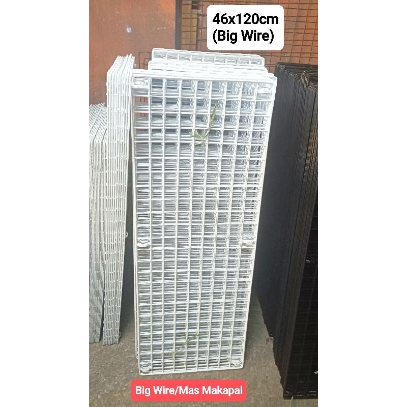 (46x120cm) Thick Screen Wire mesh Grid Wall Panel Wall Decor Organizer ...