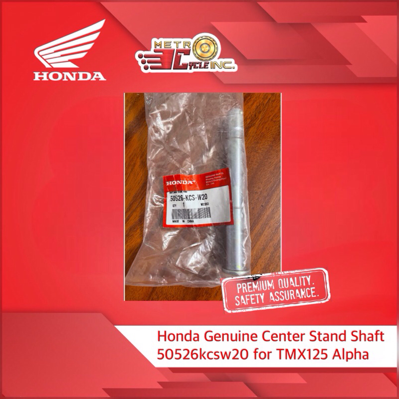 Honda Genuine Center Stand Shaft 50526kcsw20 for TMX125 Alpha | Shopee ...