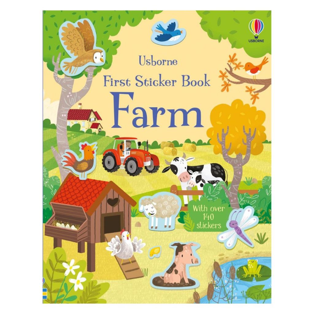Usborne First Sticker Book (FARM) | Shopee Philippines