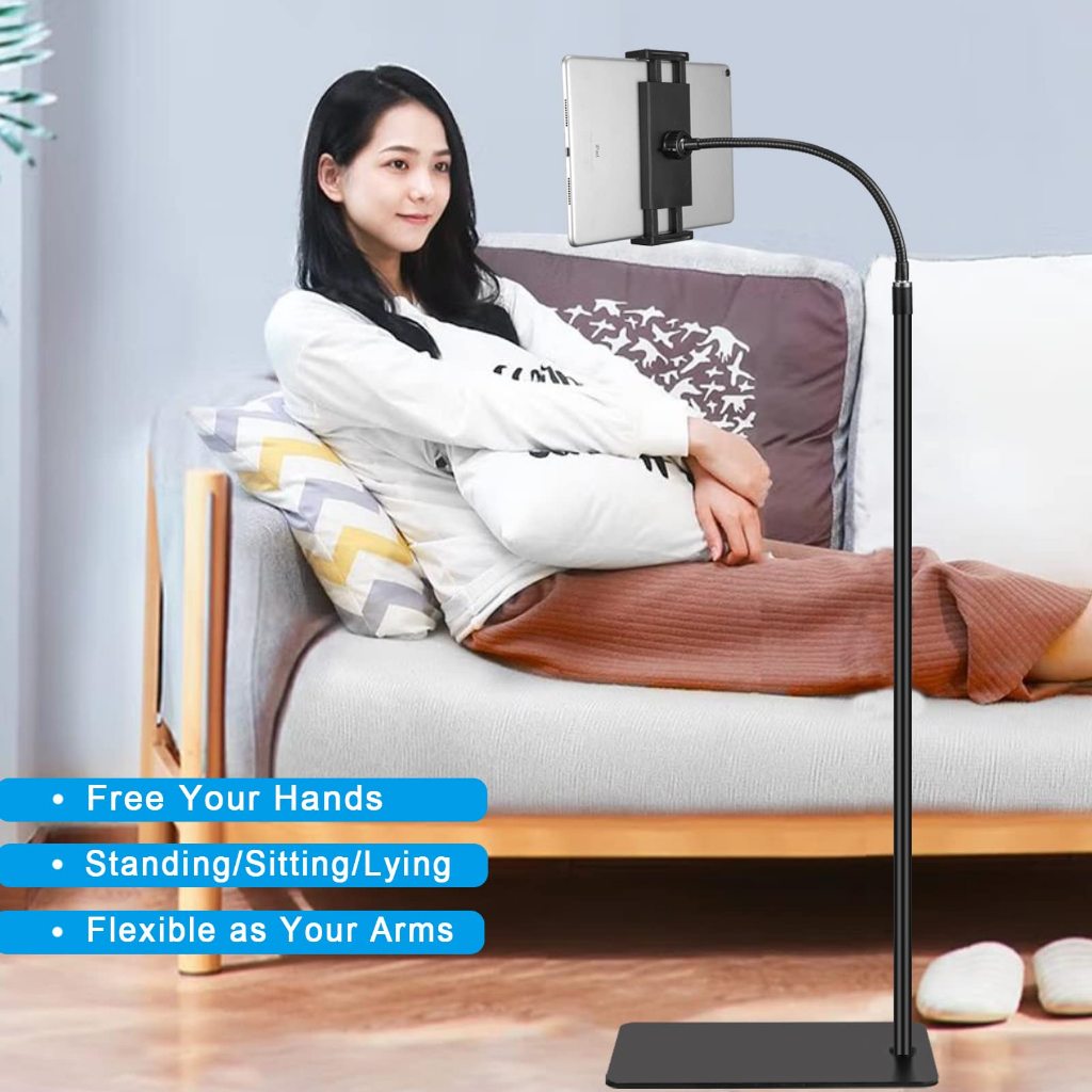 Mobile Phone Floor Stand Flat Retractable Cantilever Live Stand Bedside ...