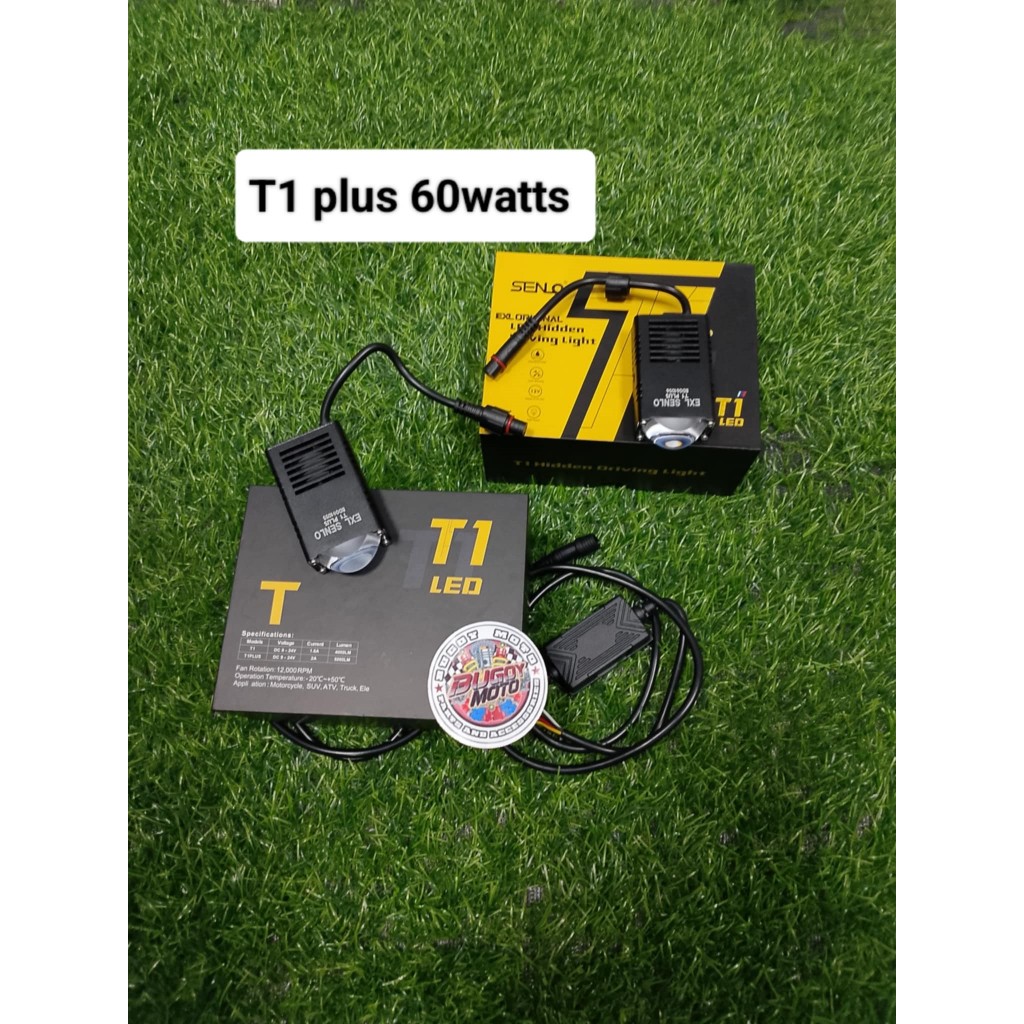 SENLO T1 Plus 60W Version 3 Hidden Mini Driving Light 4 Wires W/Y/W+Y ...