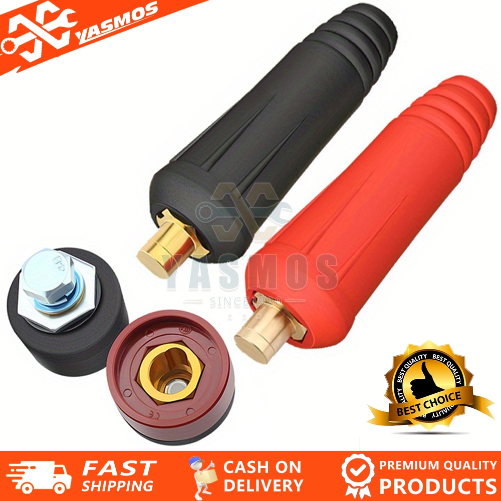 DKJ10-25 European Welding Cable Connector Plug And Socket Set Parts Replacement | Shopee Philippines