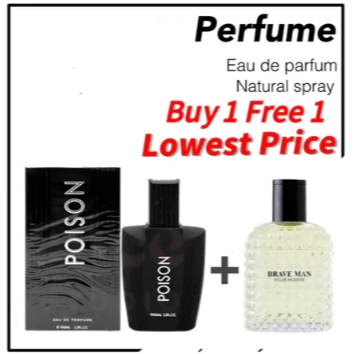 Buy 1 take 1 Poison Eau De Parfum Perfume For Men 100ML & Brave man ...