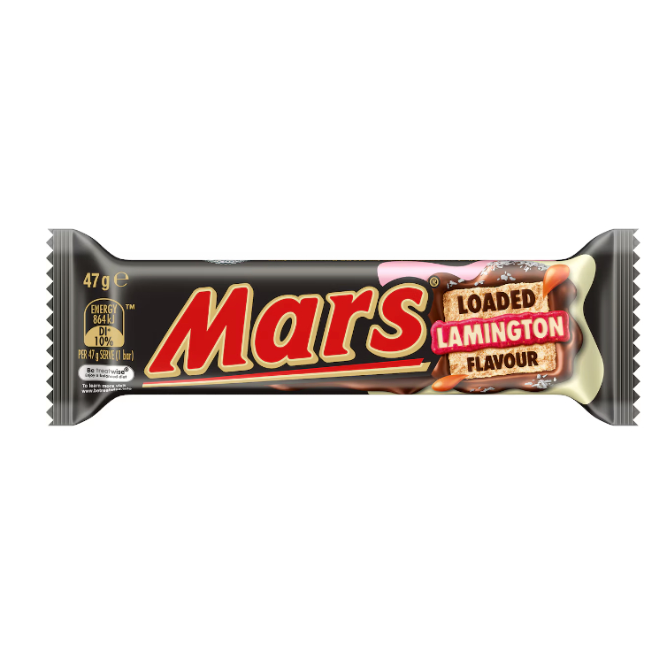 Mars Loaded Lamington Flavour Chocolate Bar 47g ( MAY 20, 2025 ...