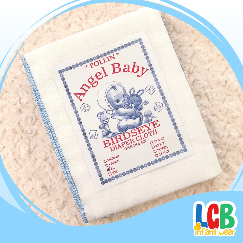 Birdseye Lampin For Baby Cloth Diaper For Newborn Baby (1 dozen ...