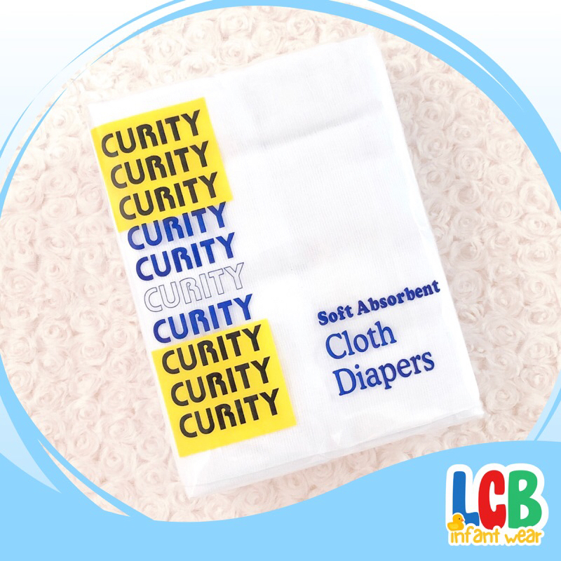 Curity Gauze Cloth Lampin For Baby Cloth Diaper For Newborn (1 dozen ...
