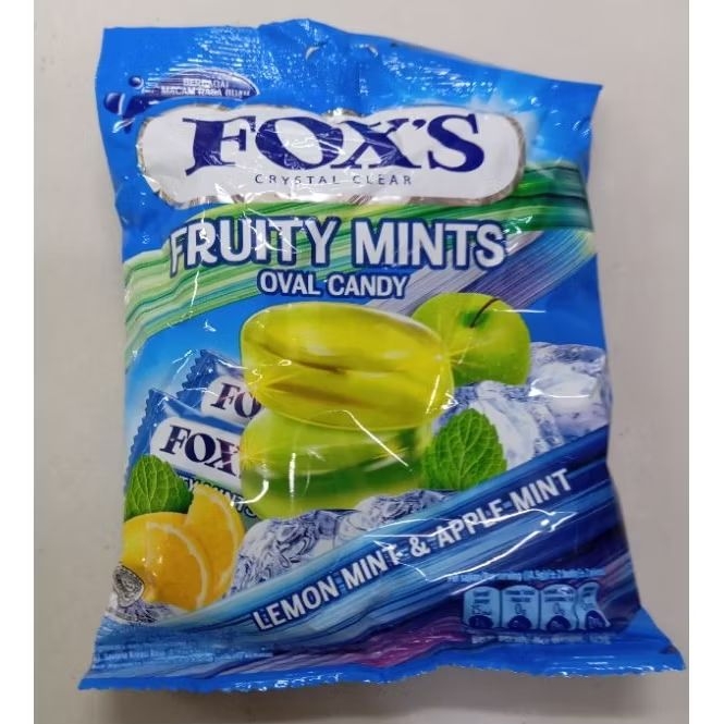 Fox's Fruity Mints Oval Flowrap 90g lemon mint and apple mint | Shopee ...
