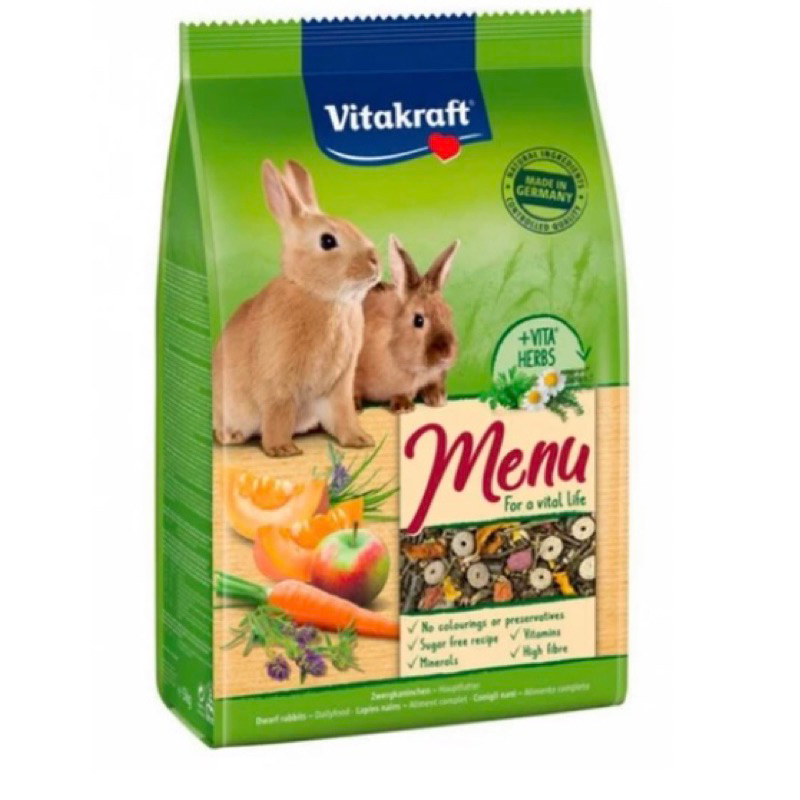 Vitakraft Menu Rabbit Food 500g. | Shopee Philippines