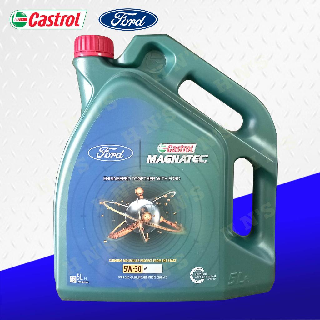 FORD CASTROL MAGNATEC Professional A5 5W-30 Full Synthetic Engine Oil ...