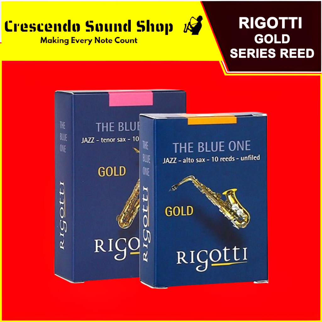 Rigotti France / Alto / Tenor Saxophone Reed / Gold Series / POP/JAZZ ...