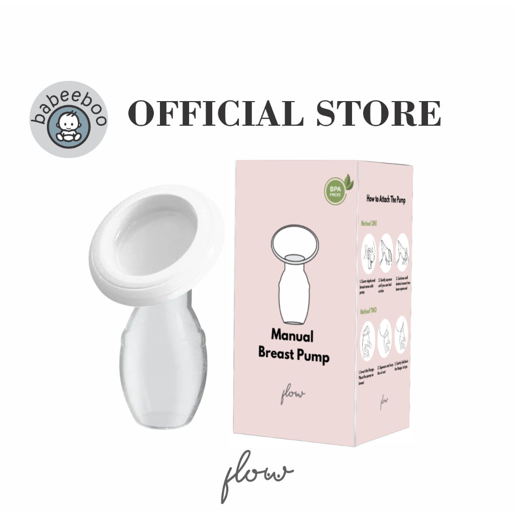 FLOW Manual Breast Pump | Milk Collector | BPA FREE | Shopee Philippines