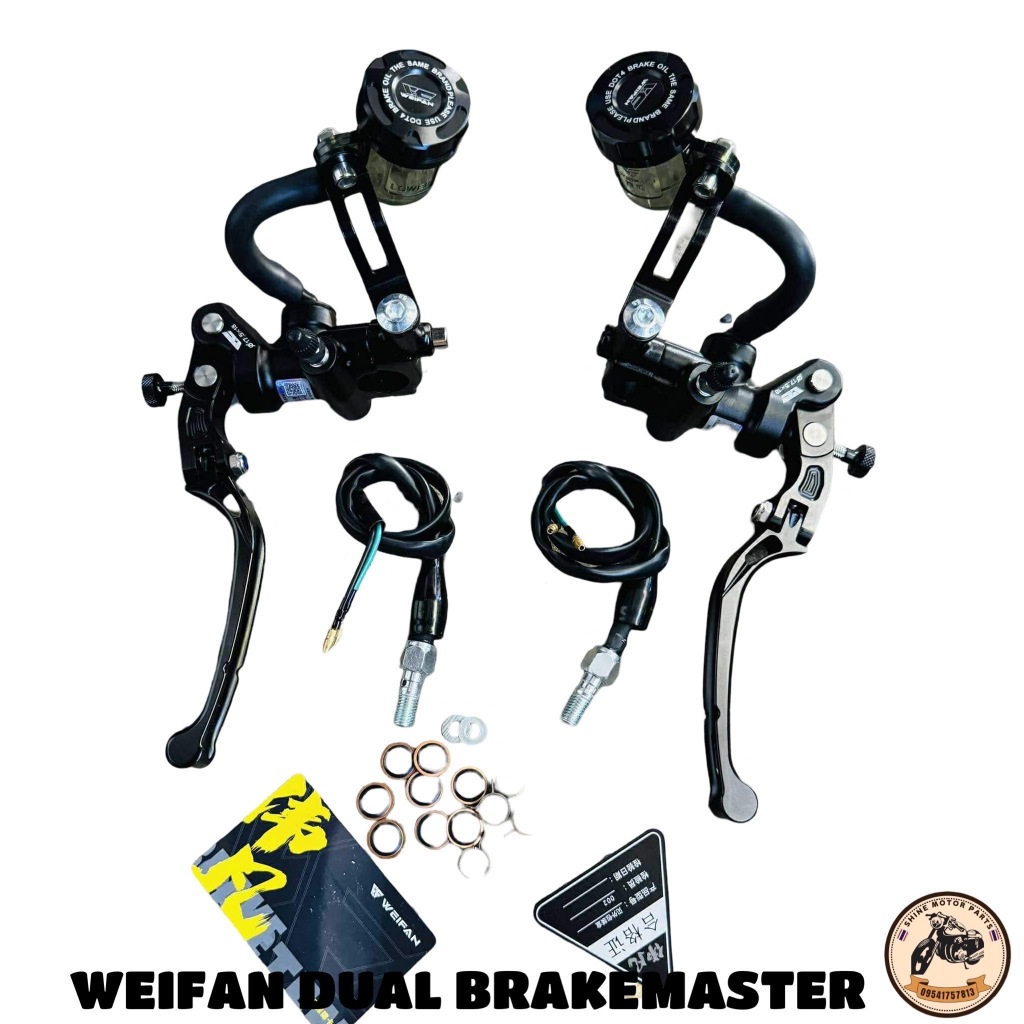 WEIFAN Dual Brake Master with Dual Tank and Hydraulic Brake Light ...