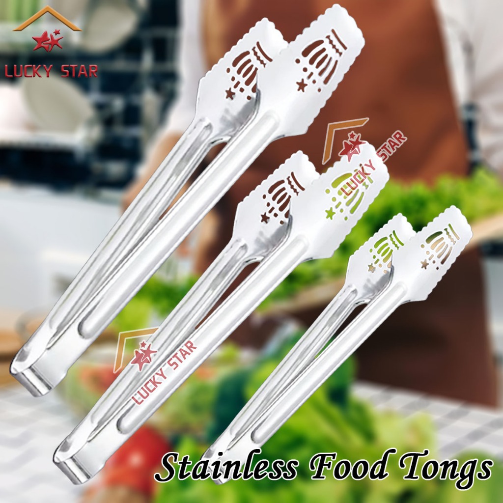 Crown Tong Stainless Steel Multipurpose Food Tong Serving Tongs Food ...