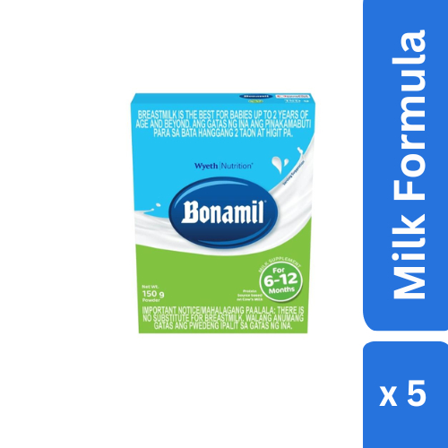 BONAMIL Stage 2 Milk Supplement for 6 to 12 Months 150g Bundle of 5 ...