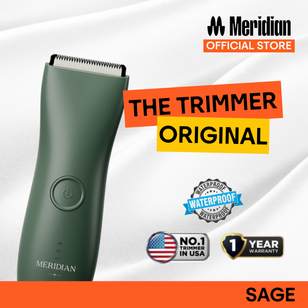 Meridian The Trimmer Original Waterproof Electric Razor Body & Hair ...