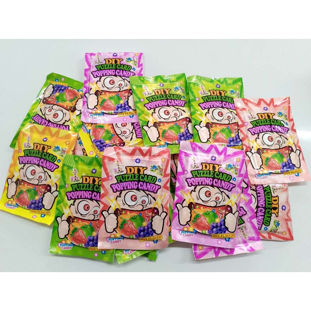 30 Pieces Mouth Popping Candy Mix Fruit Flavor With DIY PUZZLE SUGAR ...