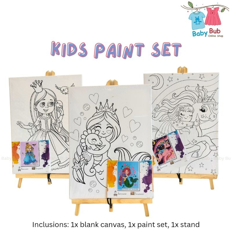 Kids Paint Set Inclusions | Shopee Philippines