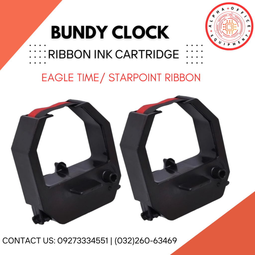Eagle time bundy clock ribbon, starpoint bundy clock ribbon two color ...
