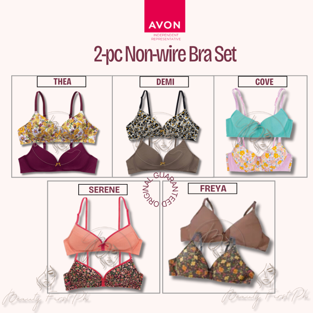 Avon 2-pc Non-wire Bra Set | Shopee Philippines