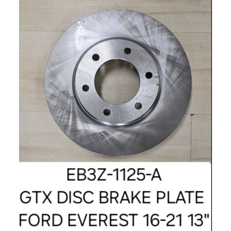 ROTOR DISC / DISC BRAKE PLATE FORD EVEREST (2016-2021) (13") | Shopee ...
