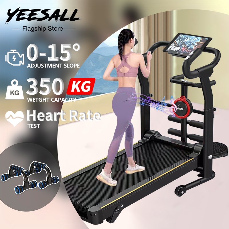 Multifunction Treadmill, Shock-Absorbing Walking Pad Household ...