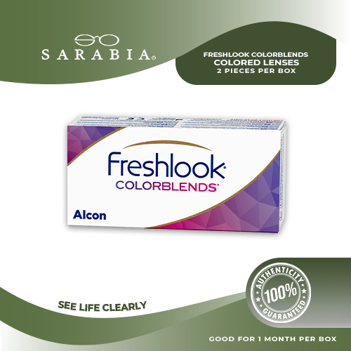 FreshLook ColorBlends Monthly Disposable Colored Contact Lenses GRADED ...
