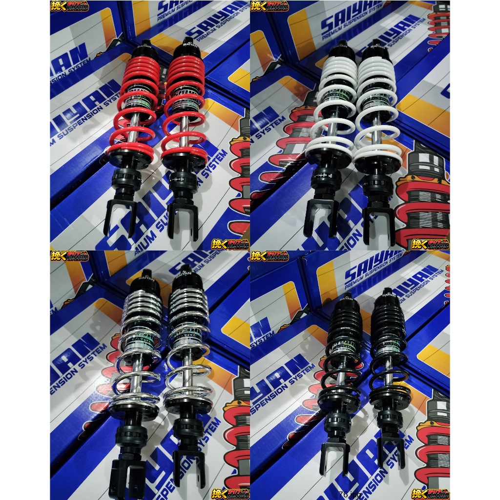 SAIYAN Premuim Fully Adjustable SHOCK 305MM 335MM FOR NMAX v1 v2 ...