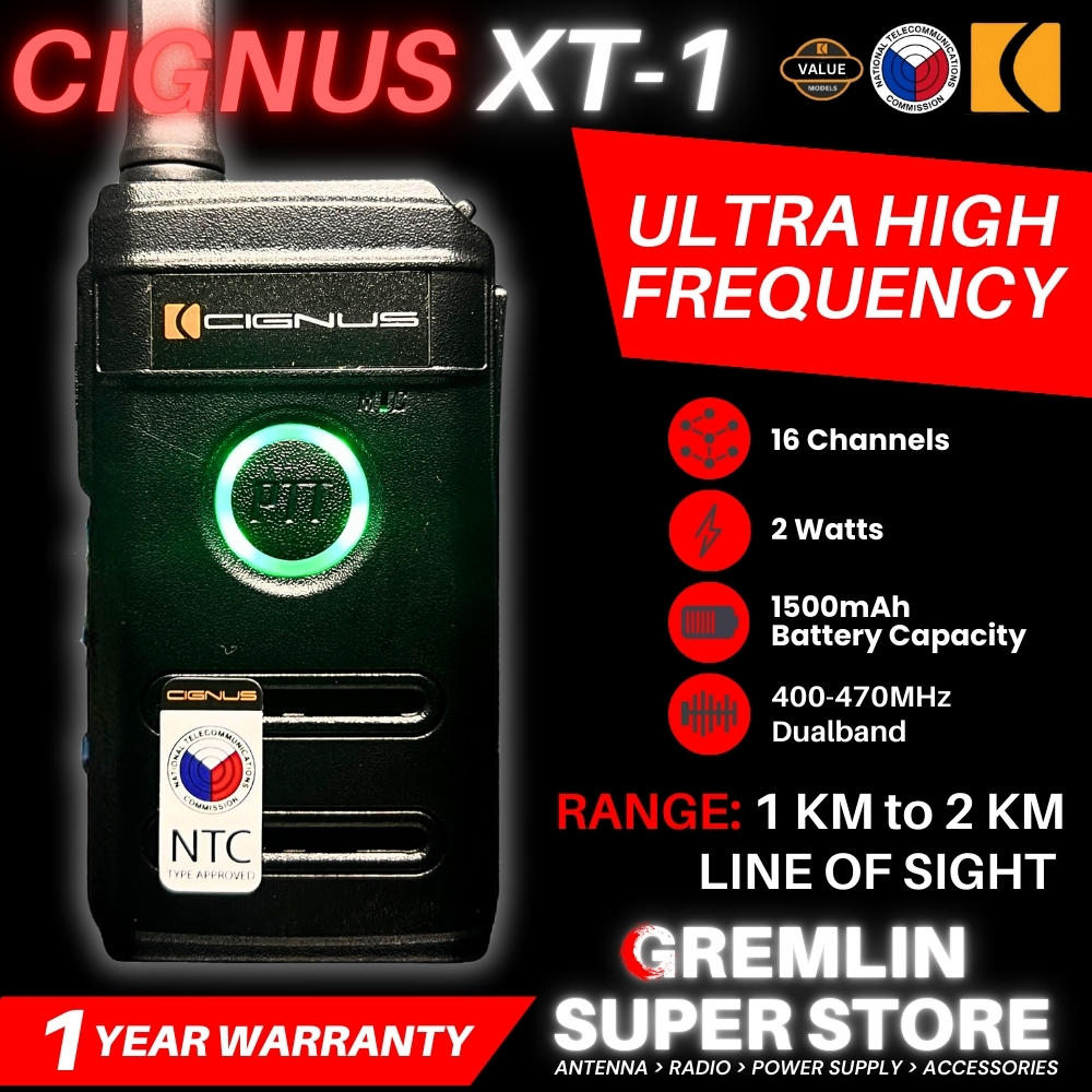 Cignus XT1 UHF Mini 1 year warranty | Shopee Philippines