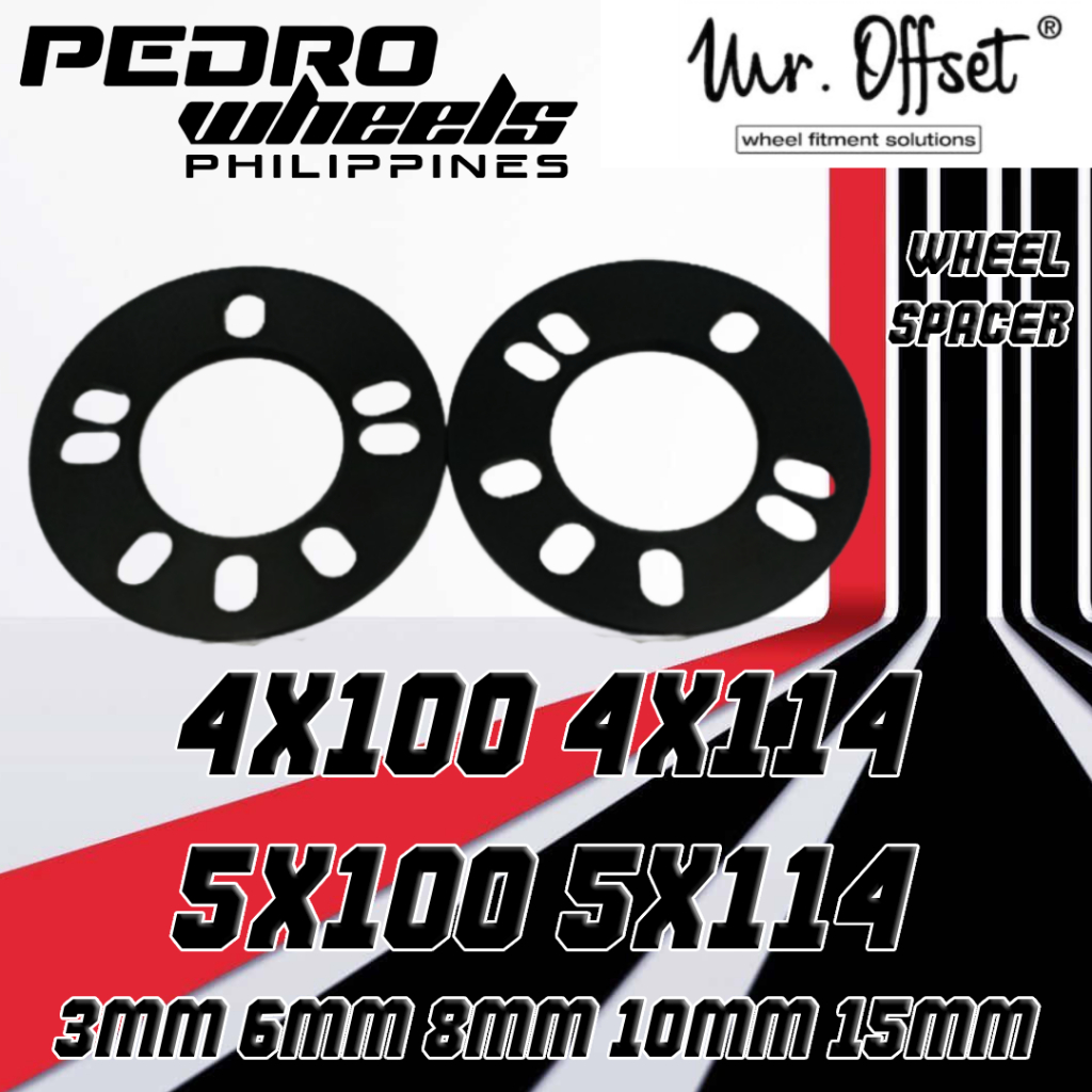 MK 3mm 6mm 8mm 10mm 15mm MR. OFFSET 4x100 4x114 5x100 5x114 Forged ...