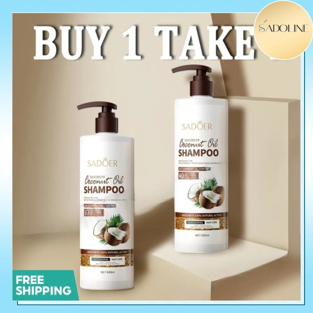 Sadoline~Sadoer Coconut Oil Shampoo Anti Dandruff Oil Control Shampoo Hair Professional Care ...