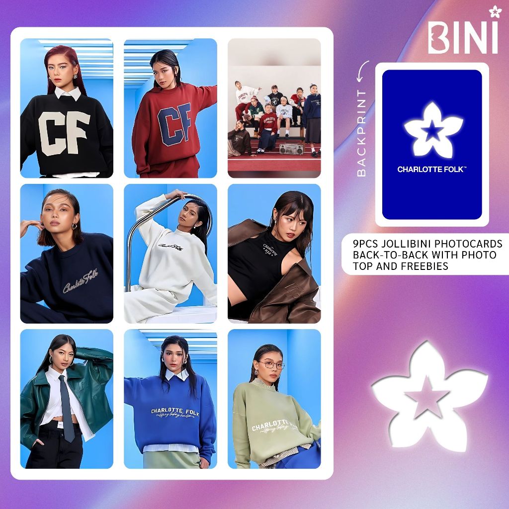 BINI PHOTOCARDS WITH BACK PRINT, OT8 CONCEPT PHOTOS COLLECTION | Shopee ...