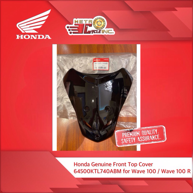 Honda Genuine Front Top Cover 64500KTL740ABM for Wave 100 / Wave 100 R ...