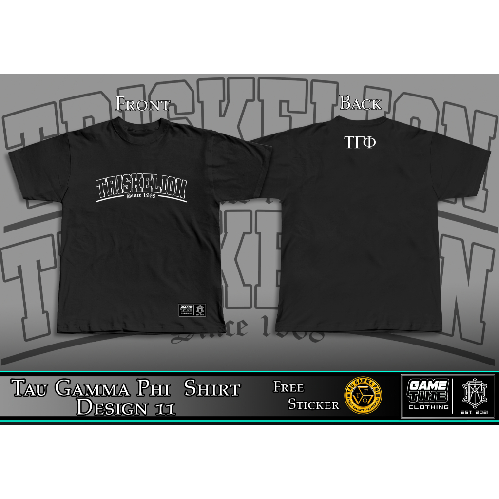 Tau Gamma Phi (DESIGN # 11) with free Sticker ONLY DTF PRINT | Shopee ...