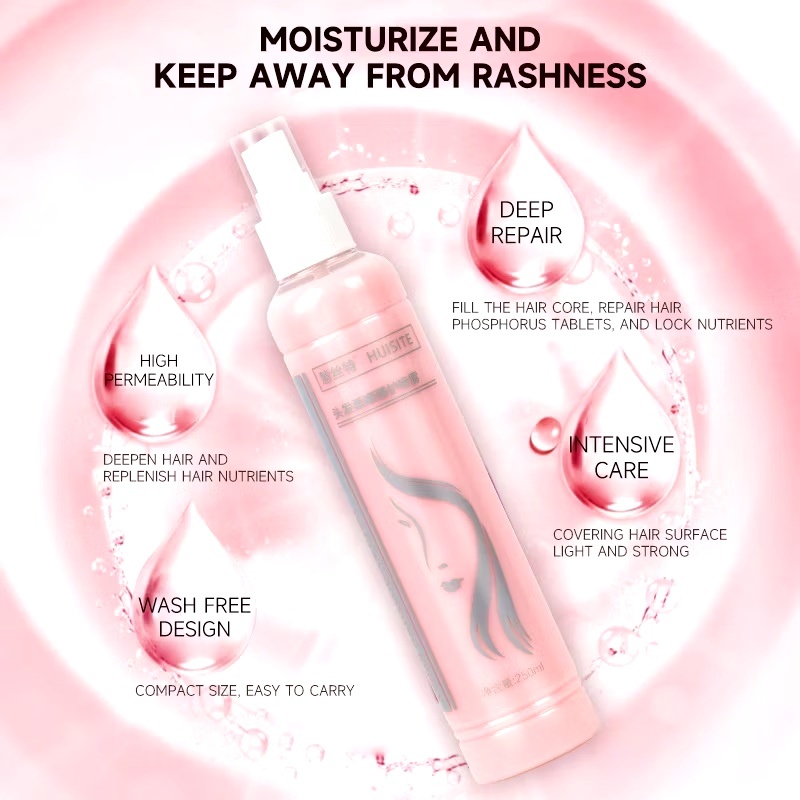 Keratin Repair Hair Spray 250ML Moisturize and Keep Away From Rashness ...