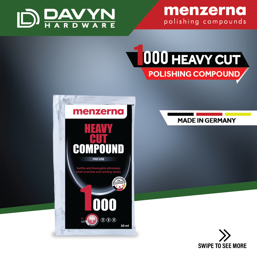 MENZERNA Heavy Cut Polishing Compound 1000 - Step 1 | 50ml | Shopee ...