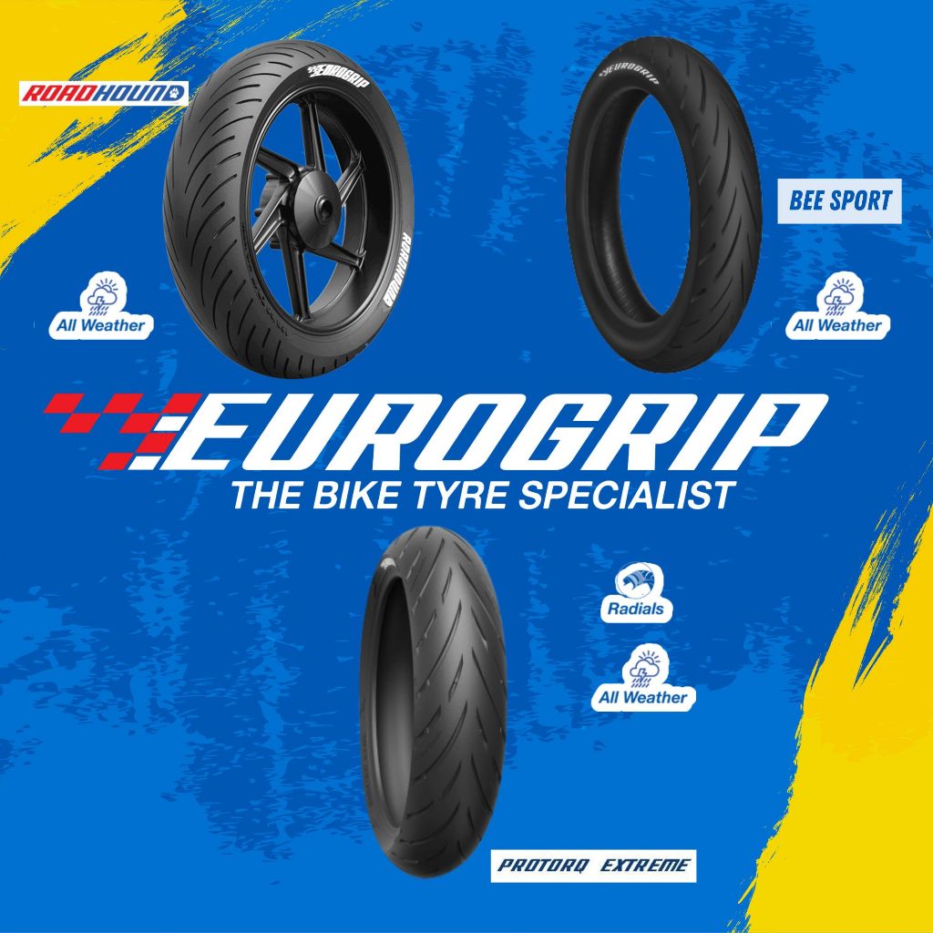 EUROGRIP TIRES SIZE 17's SNIPER, RAIDER, CBR150, TFX, GSXR150 | Shopee ...