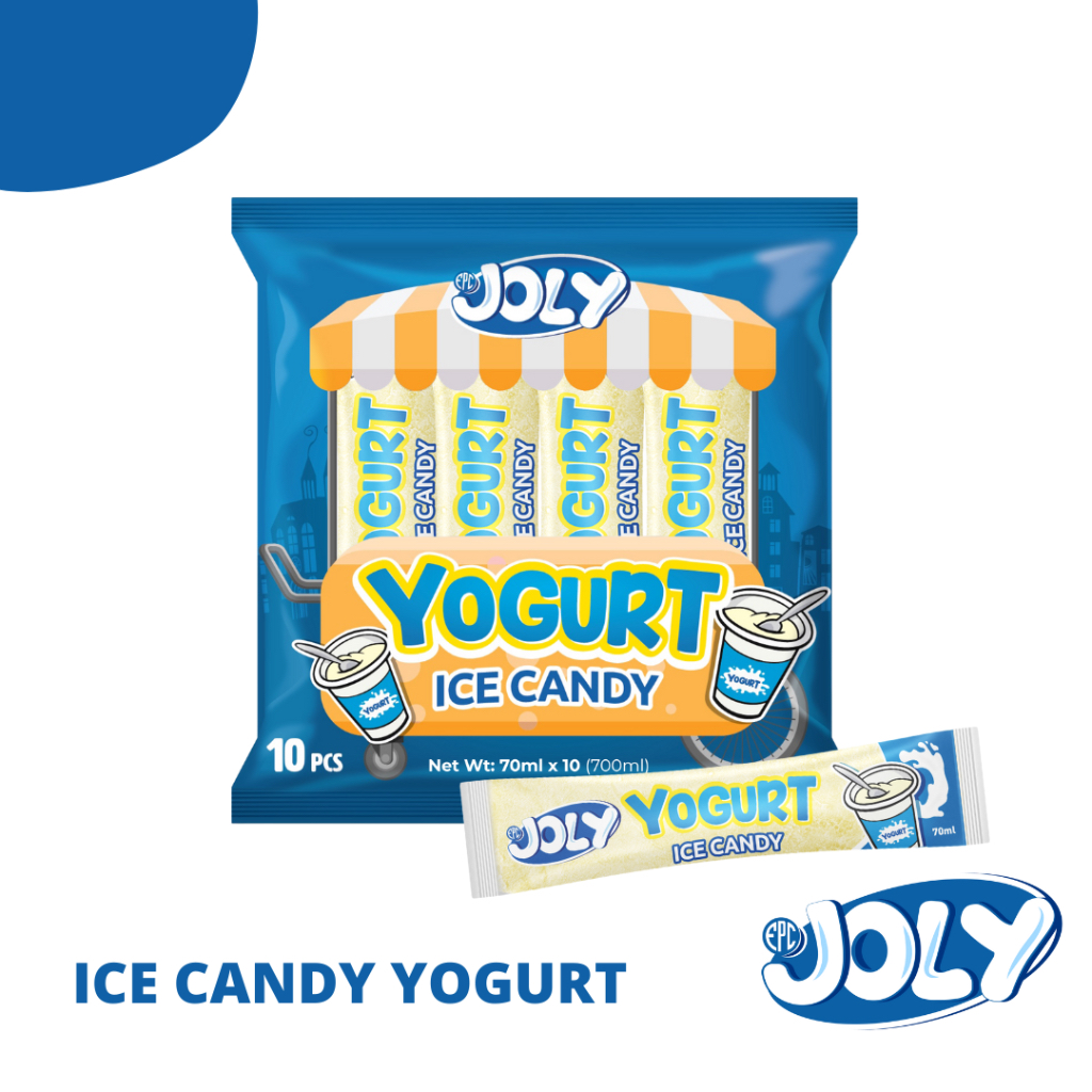 Ice Candy Joly Mango Cola Yogurt Fruit Assorted Lemon Soda 10 pcs per ...