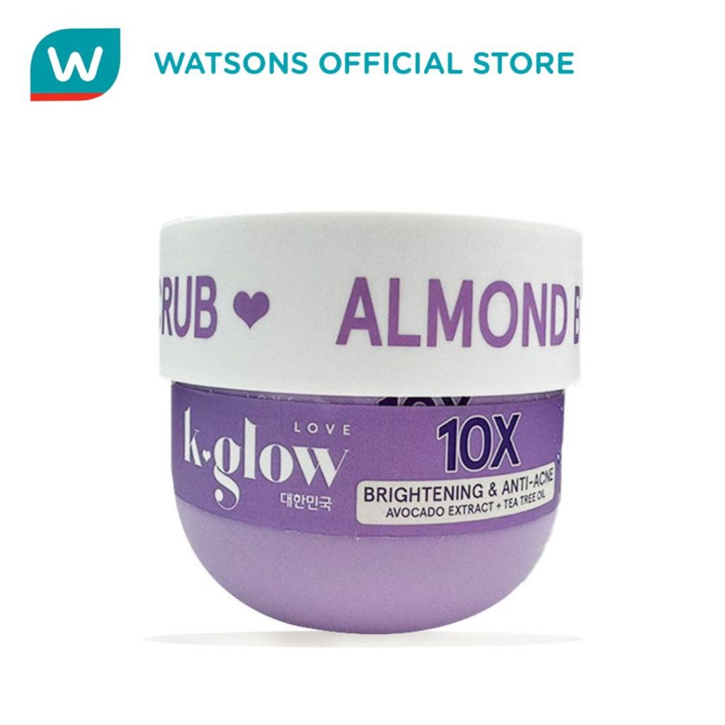 K Glow Almond Body Scrub Avocado Extract Tea Tree Oil 300ml | Shopee ...