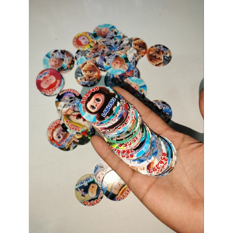 labubu pogs 95pcs assorted design pogs card toys | Shopee Philippines