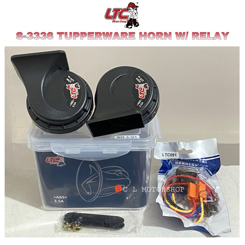 LTC TUPPERWARE HORN W/ RELAY SET | Shopee Philippines