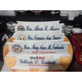 Shop name plate for table for Sale on Shopee Philippines