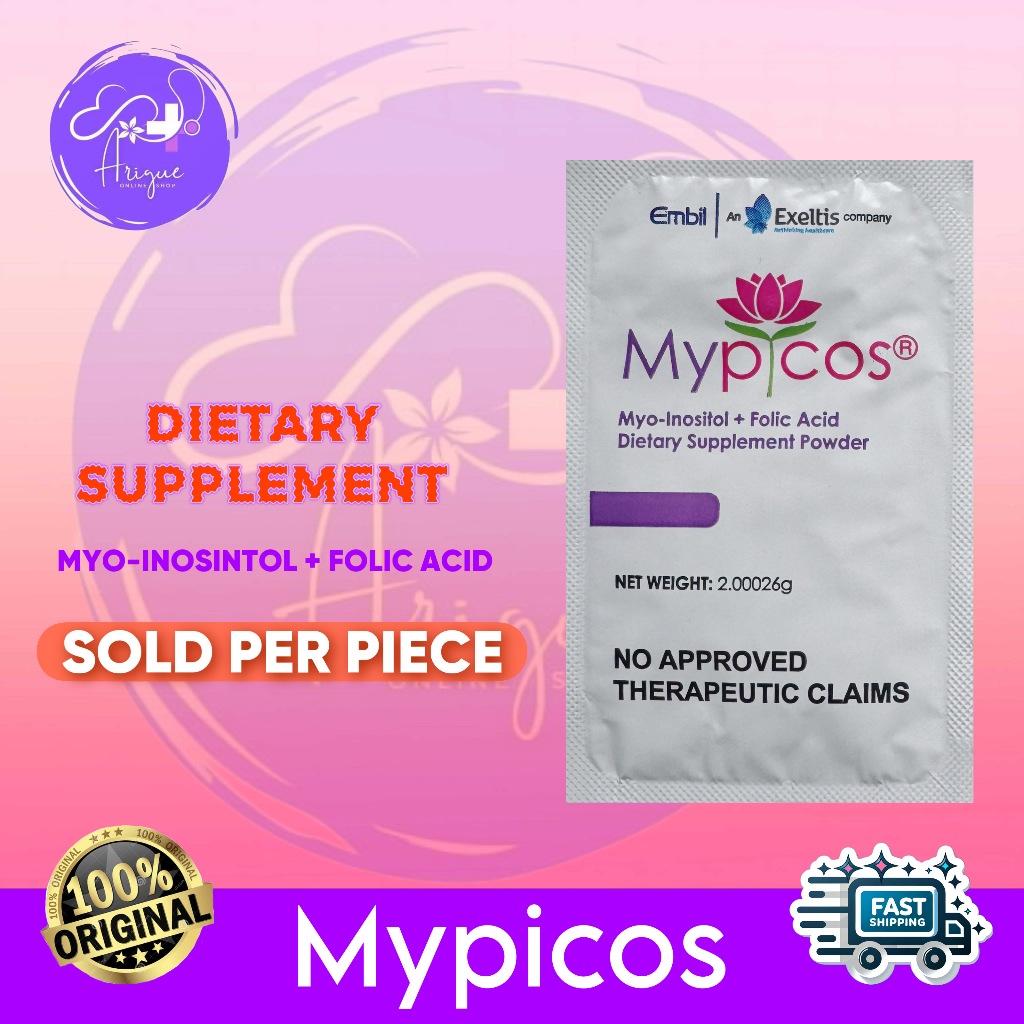 MyPiCOS myo-inositol folic acid dietary supplement powder - sold per ...