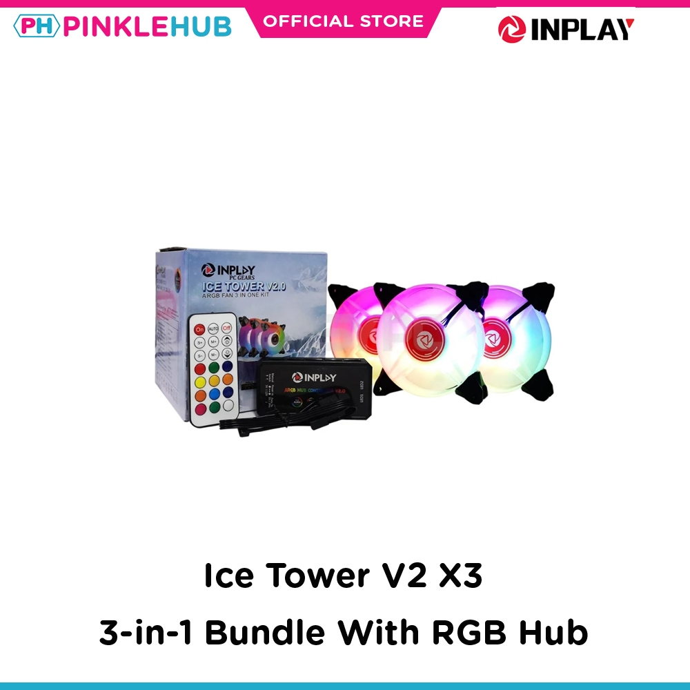INPLAY Ice Tower V2 X3 3-in-1 Bundle with RGB Hub | Shopee Philippines
